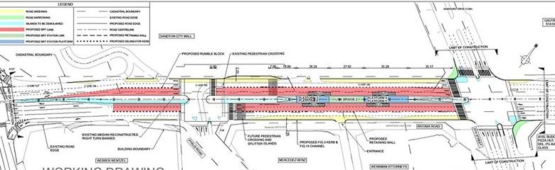 Construction begins in Rivonia for new Rea Vaya station - LNN - Ridge Times