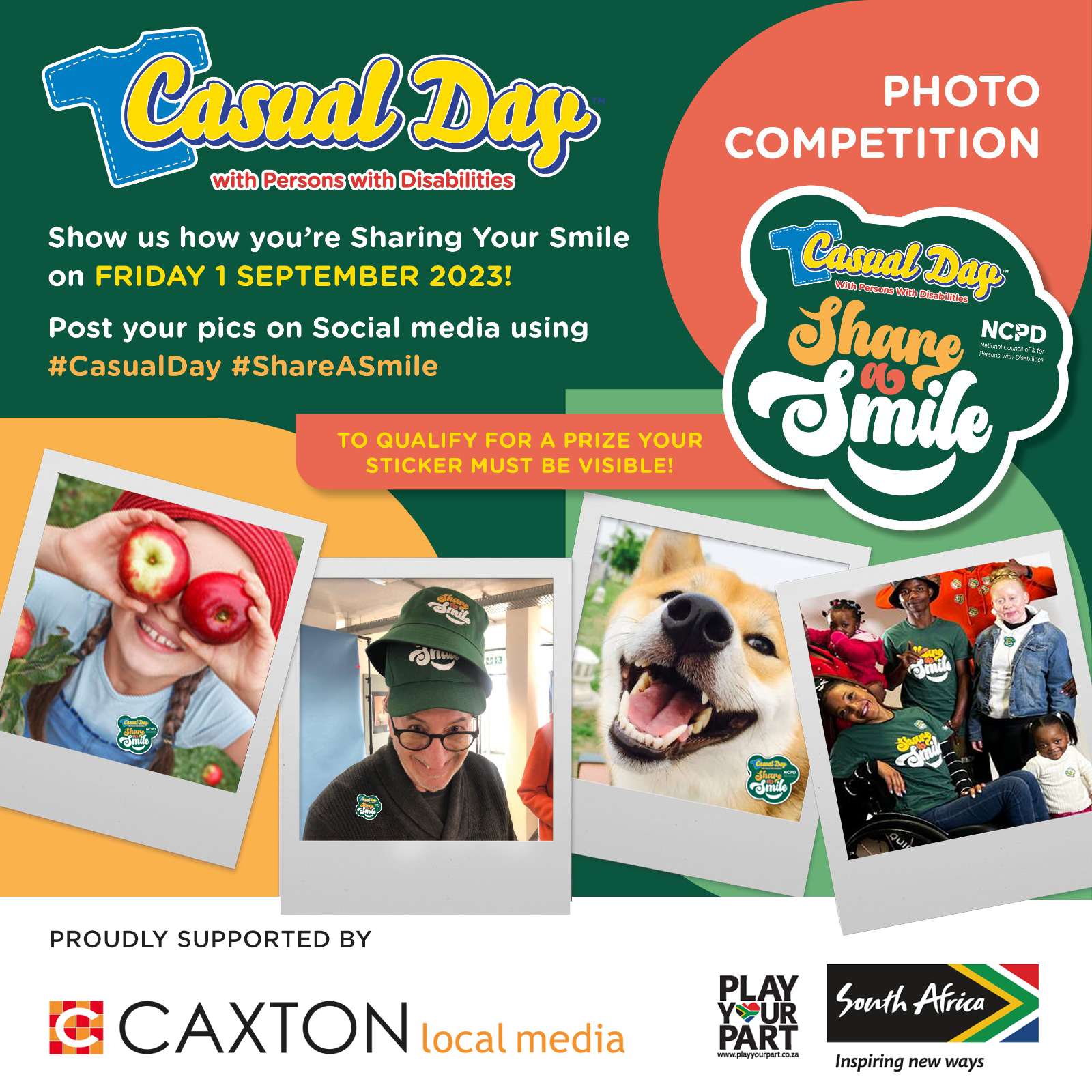 #ShareASmile and win! Join the Casual Day 2023 Caxton Photo Competition ...